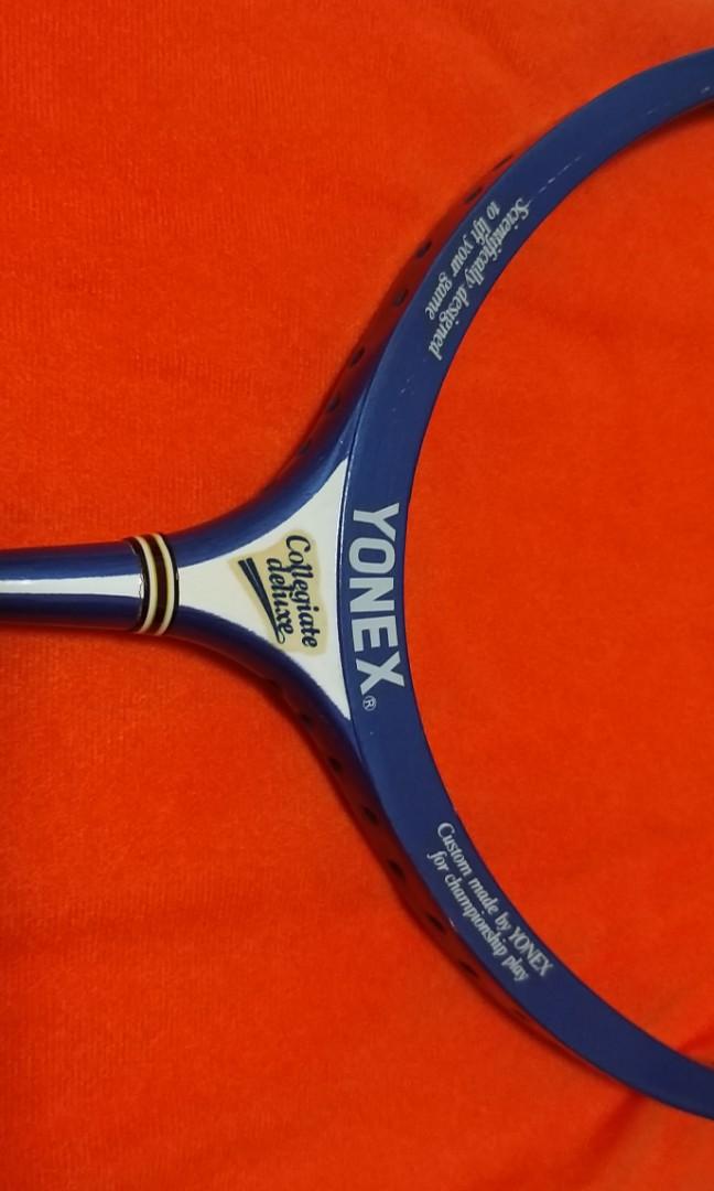 Yonex Vintage Badminton Racket Collegiate Deluxe, Sports Equipment ...