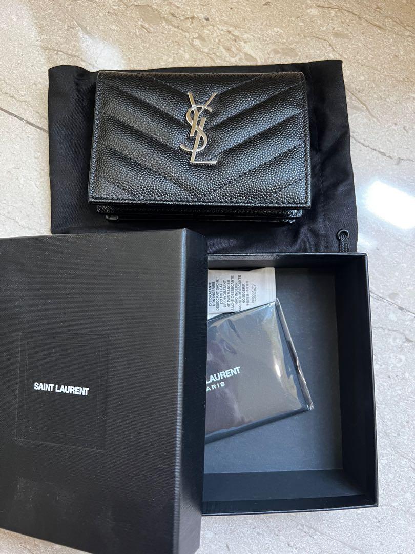 YSL Monogram Bifold Wallet, Men's Fashion, Watches & Accessories ...