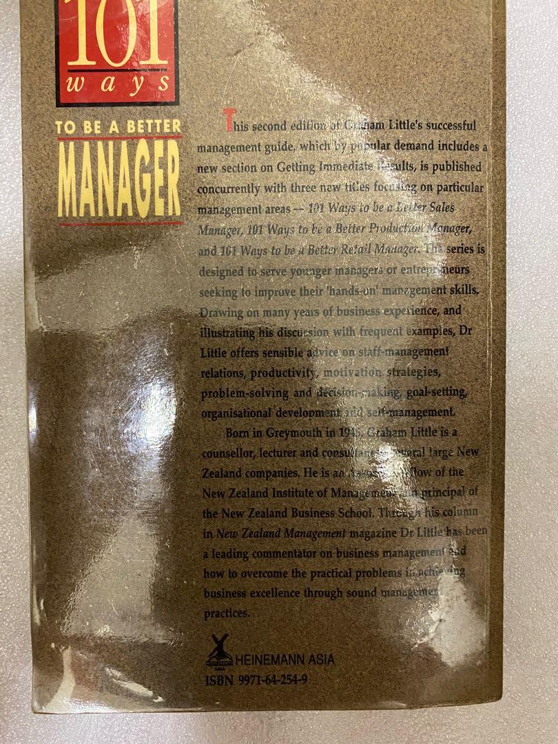 101 to be a better Manager, Hobbies & Toys, Books & Magazines ...