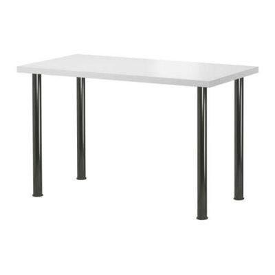 120x60 Table (white) with 4 legs, 傢俬＆家居, 傢俬, 桌子 - Carousell