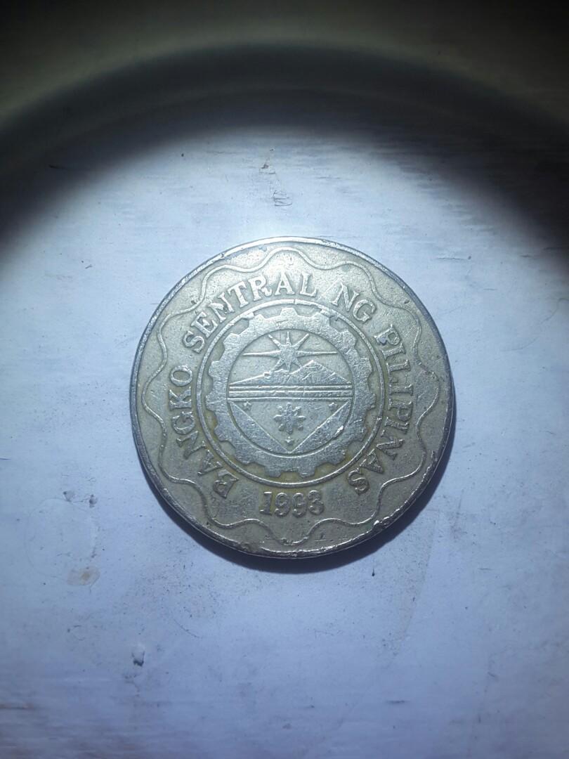 5 PISO BSP COIN ERROR EXIST METAL or Die Error, Hobbies & Toys ...