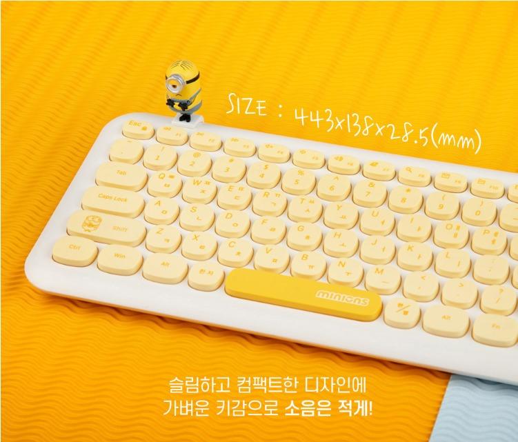 韓國代購: Royche X Minions 無線keyboard, 電腦＆科技, 電腦周邊及配件, 電腦鍵盤及相關產品 - Carousell