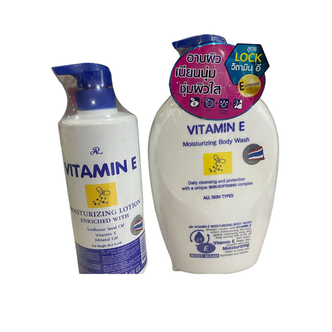 Aron Vitamin E Moisturizing Lotion and Body Wash, Beauty & Personal ...