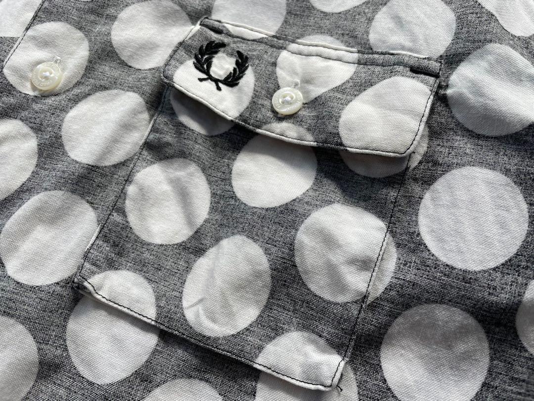 Authentic fred perry dot shirt made in japan, Men's Fashion, Tops ...