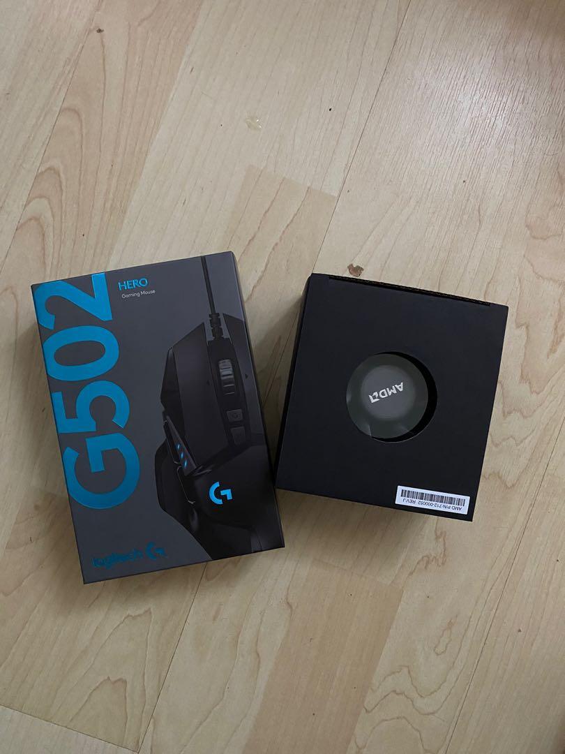 BNIB G520 Logitech Mouse (Wired) + AMD cooler, Computers & Tech, Parts ...