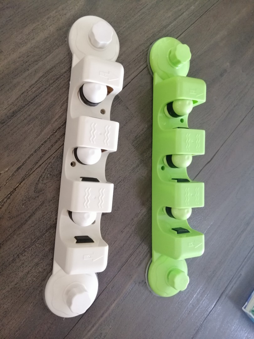 Broom / Mop / Stick Holder, Furniture & Home Living, Home Improvement ...