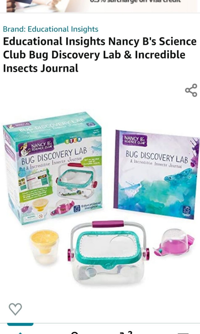 Bugs Discovery Learning Lab, Hobbies & Toys, Toys & Games on Carousell