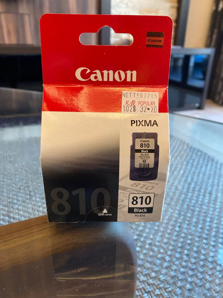 Canon PIXMA 810 Black Printer Ink (9ml), Computers & Tech, Printers ...