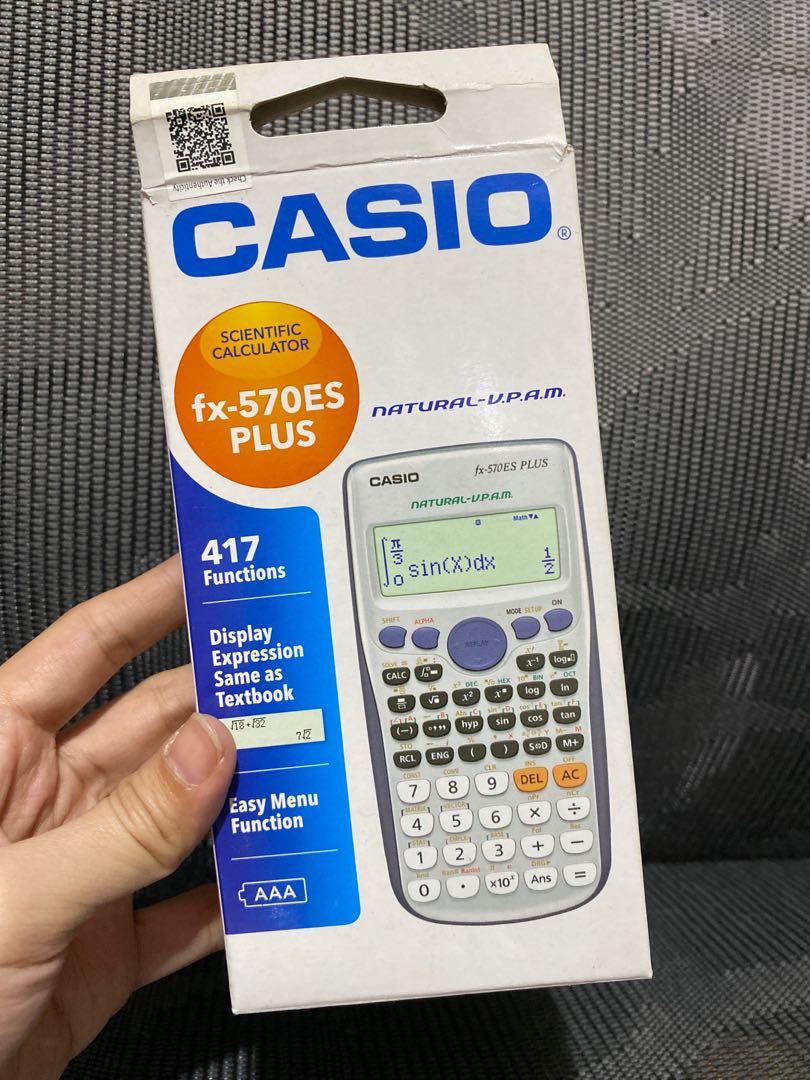 Casio fx-570ES PLUS Scientific Calculator, Computers & Tech, Office ...