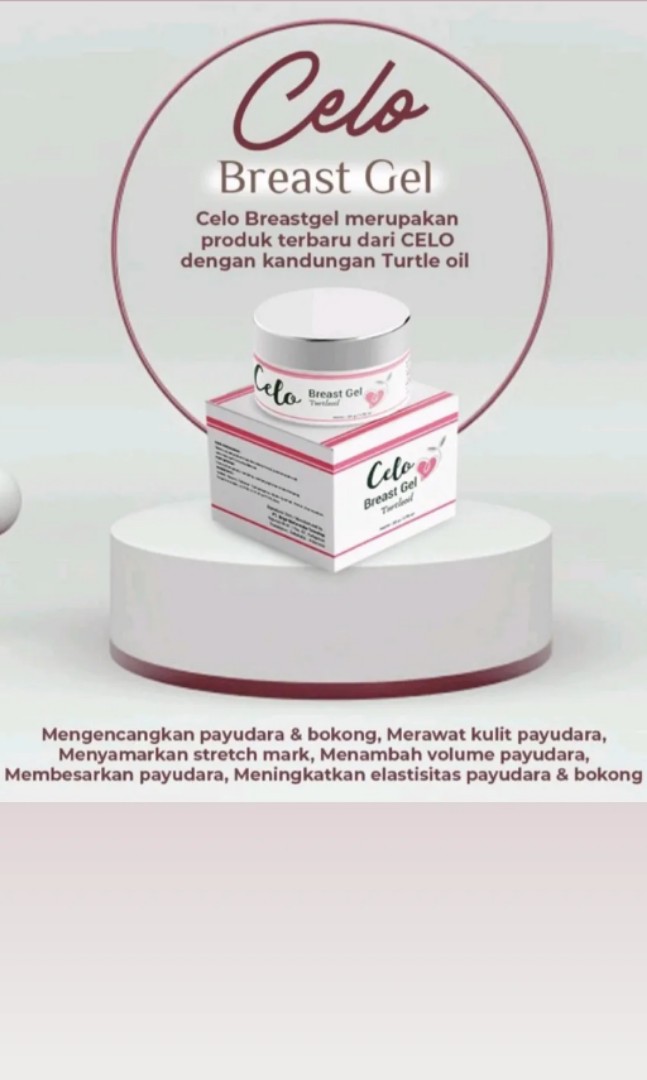 Celo breast gel, Kesehatan & Kecantikan, Kulit, Sabun & Tubuh di Carousell