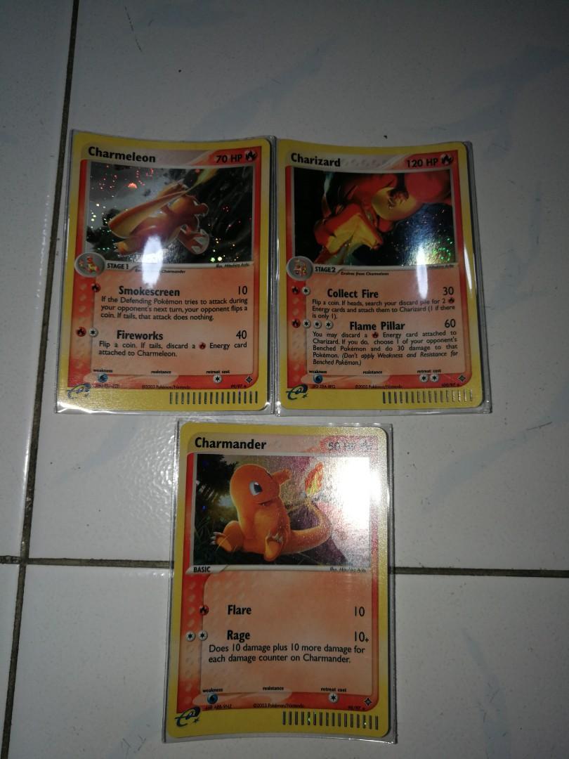 Charmander evolution set 98/97 Exdragon edition, Hobbies & Toys, Toys ...