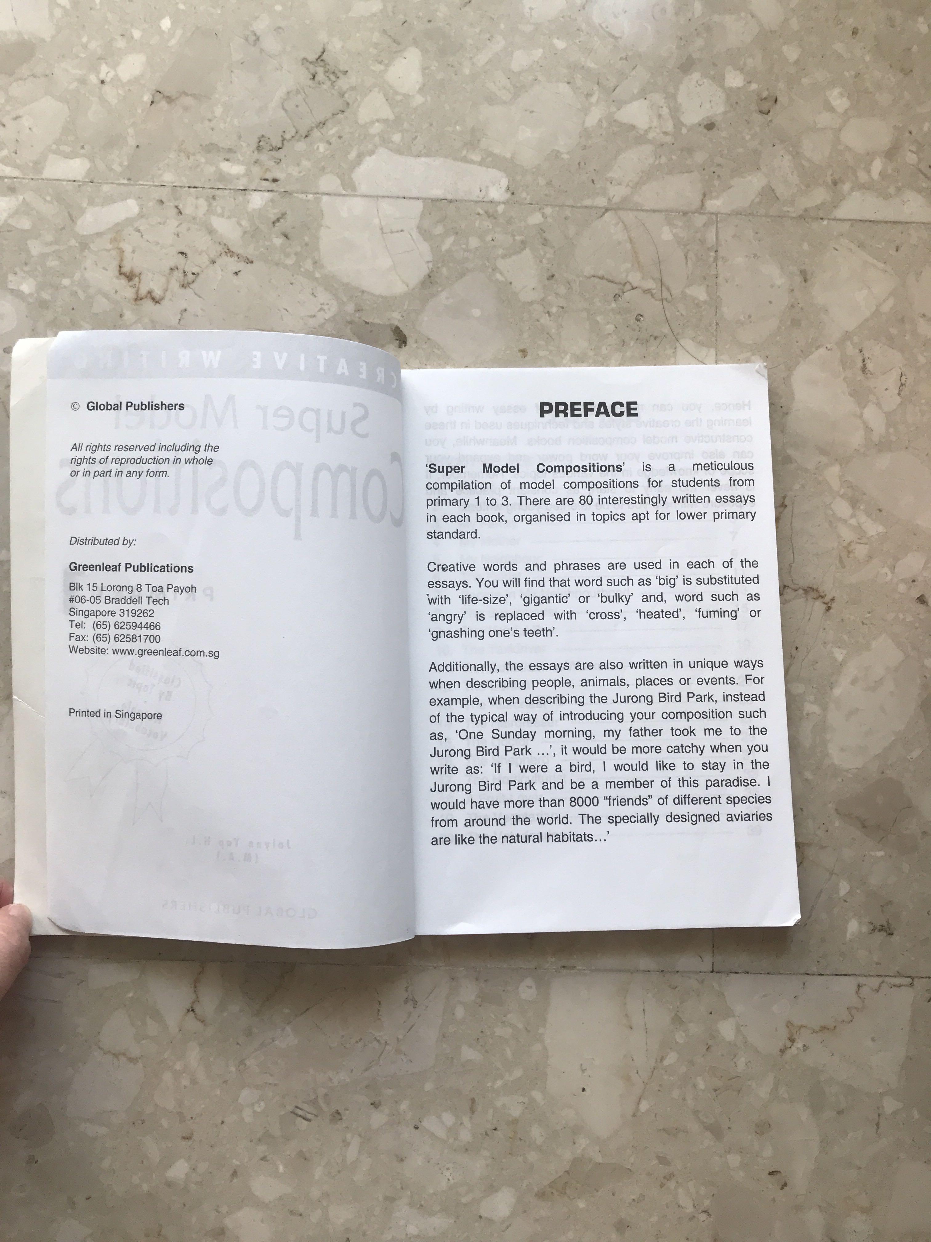 Creative writing - Super Model Compositions- Primary 1, Hobbies & Toys ...