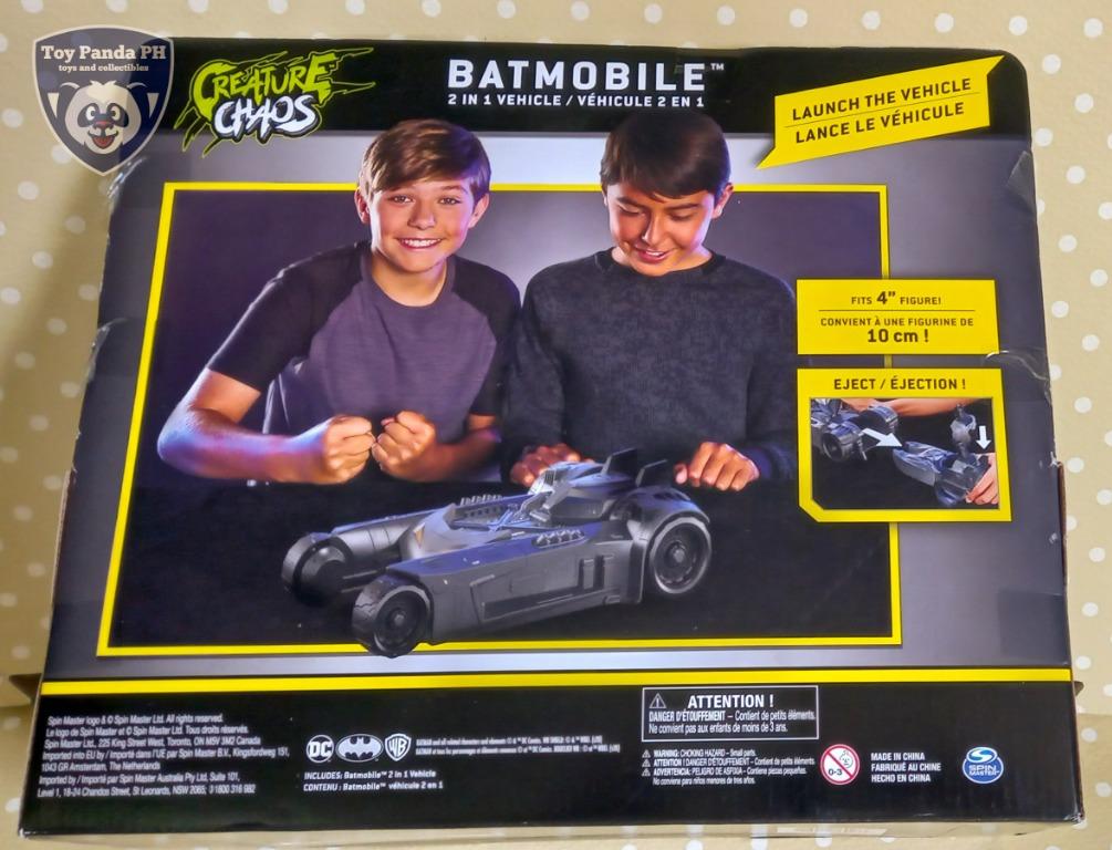 DC Batmobile (2-in-1 Vehicle) and Rebirth Tactical Batman 1st Edition ...