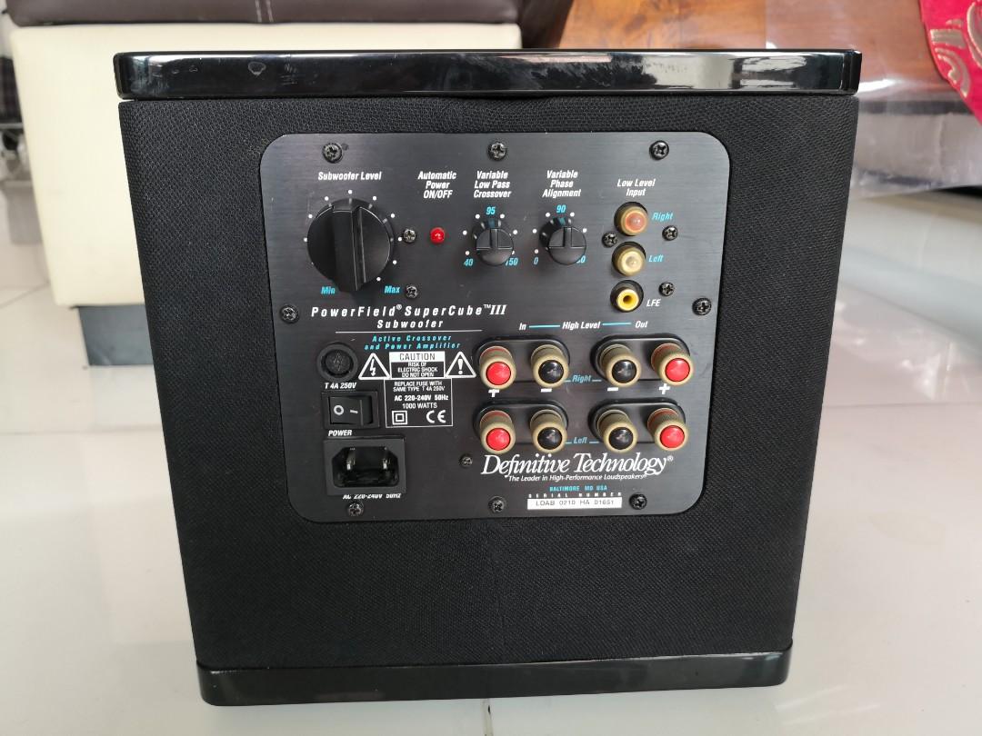 Definitive Supercube 3 III Subwoofer Technology High Performance, Audio ...