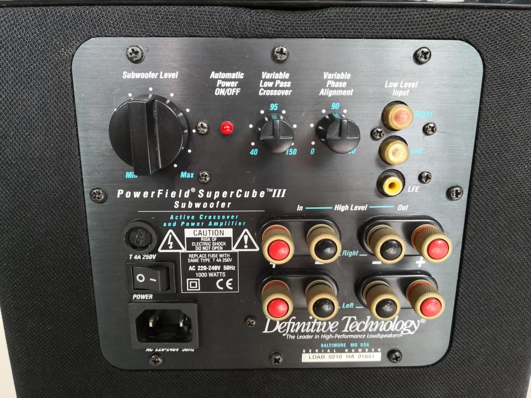 Definitive Supercube 3 III Subwoofer Technology High Performance, Audio ...