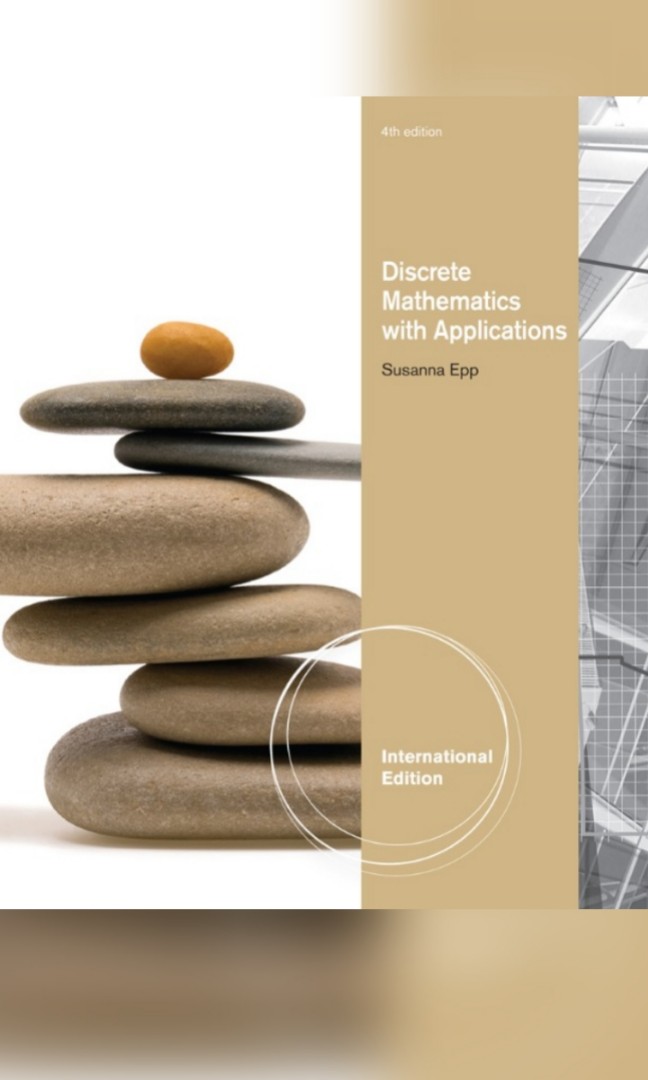 Discrete Mathematics textbook Susanna Epp NUS CS1231/CS1231S/MA1100 NTU MH1812, Hobbies & Toys ...