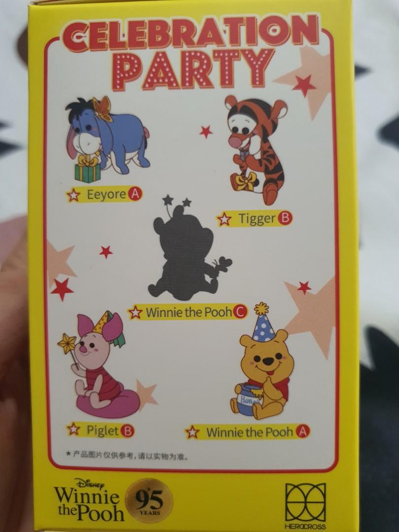 Disney 95 Years: Winnie the Pooh Celebration Party Blind Box, Hobbies ...