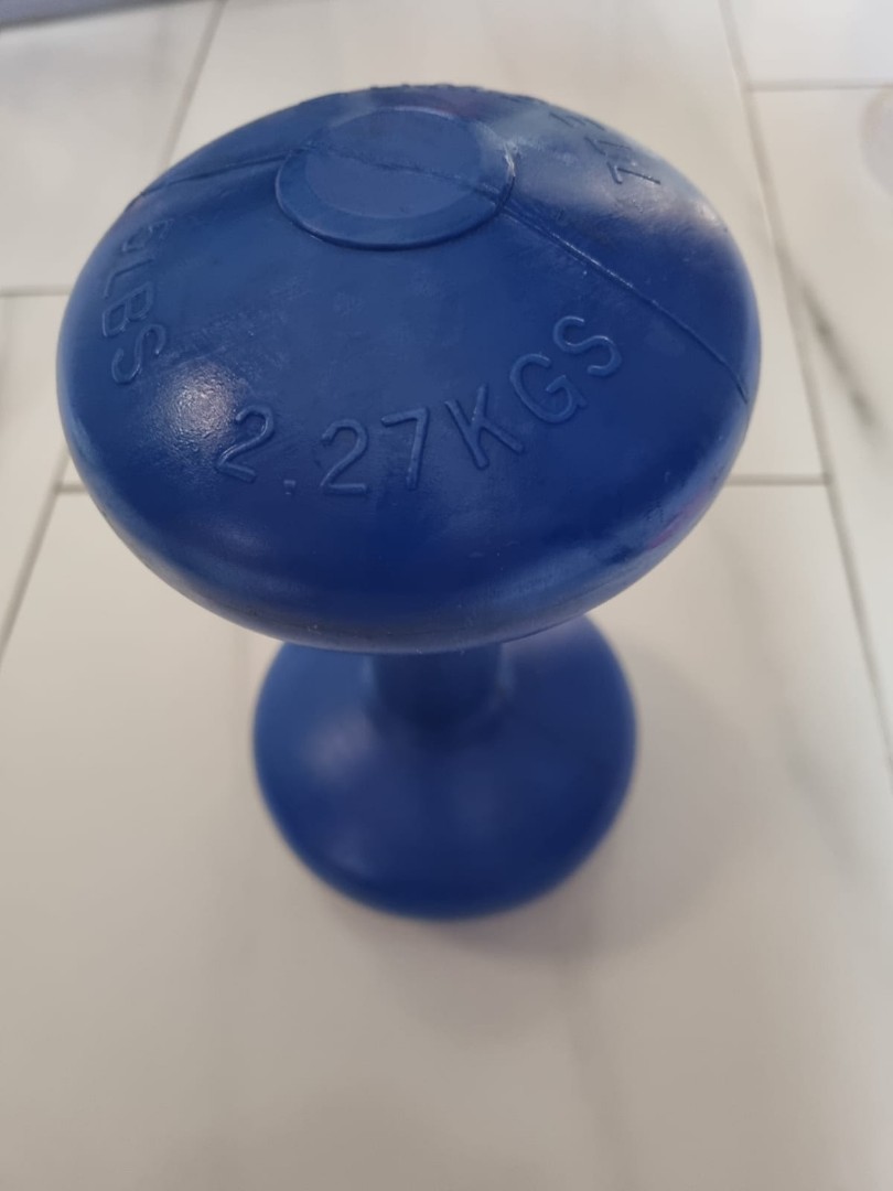 Dumb bells 2.3kg x 2, Sports Equipment, Exercise & Fitness, Weights ...