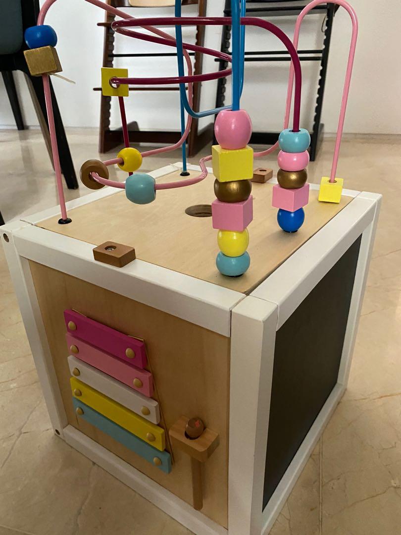 ELC giant wooden activity cube, Babies & Kids, Infant Playtime on Carousell