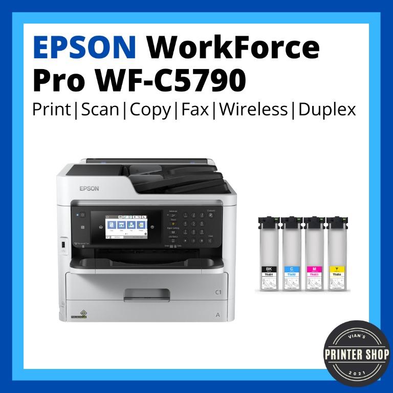 Epson WorkForce Pro WF-C5790 Wi-Fi Duplex All-in-One Inkjet Printer ...