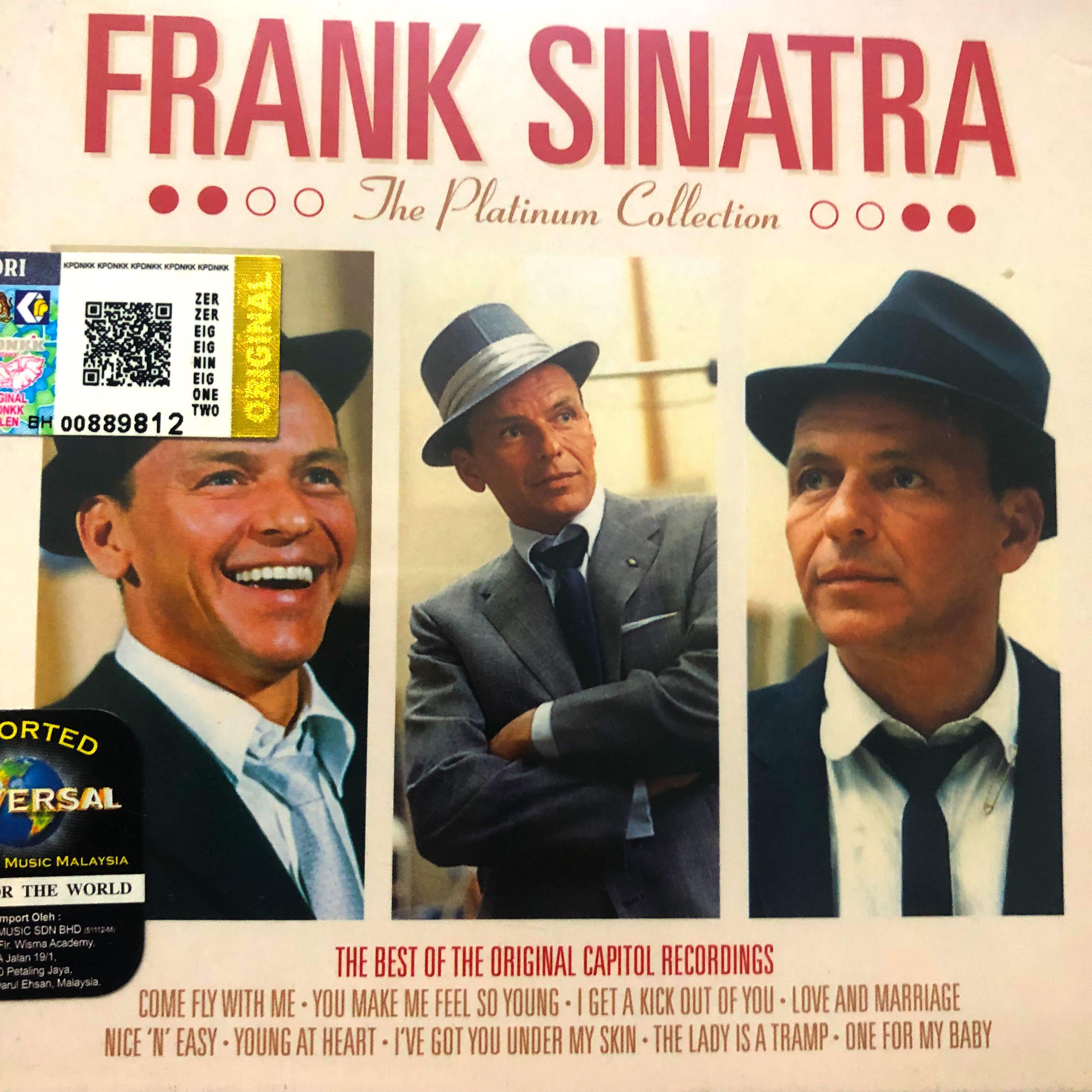 FRANK SINATRA PLATINUM COLLECTION, Hobbies & Toys, Music & Media, CDs ...