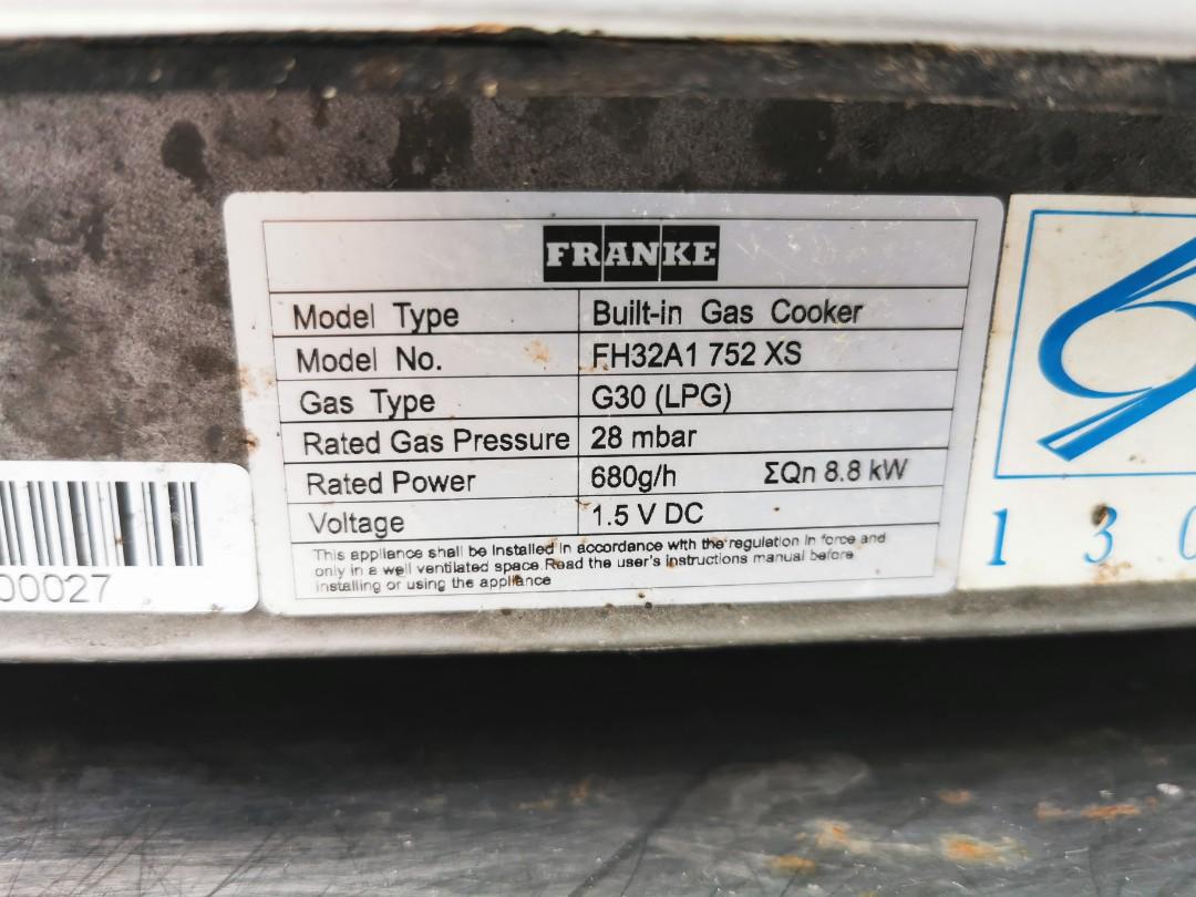 Franke Gas Cooker (BNIB), TV & Home Appliances, Kitchen Appliances ...