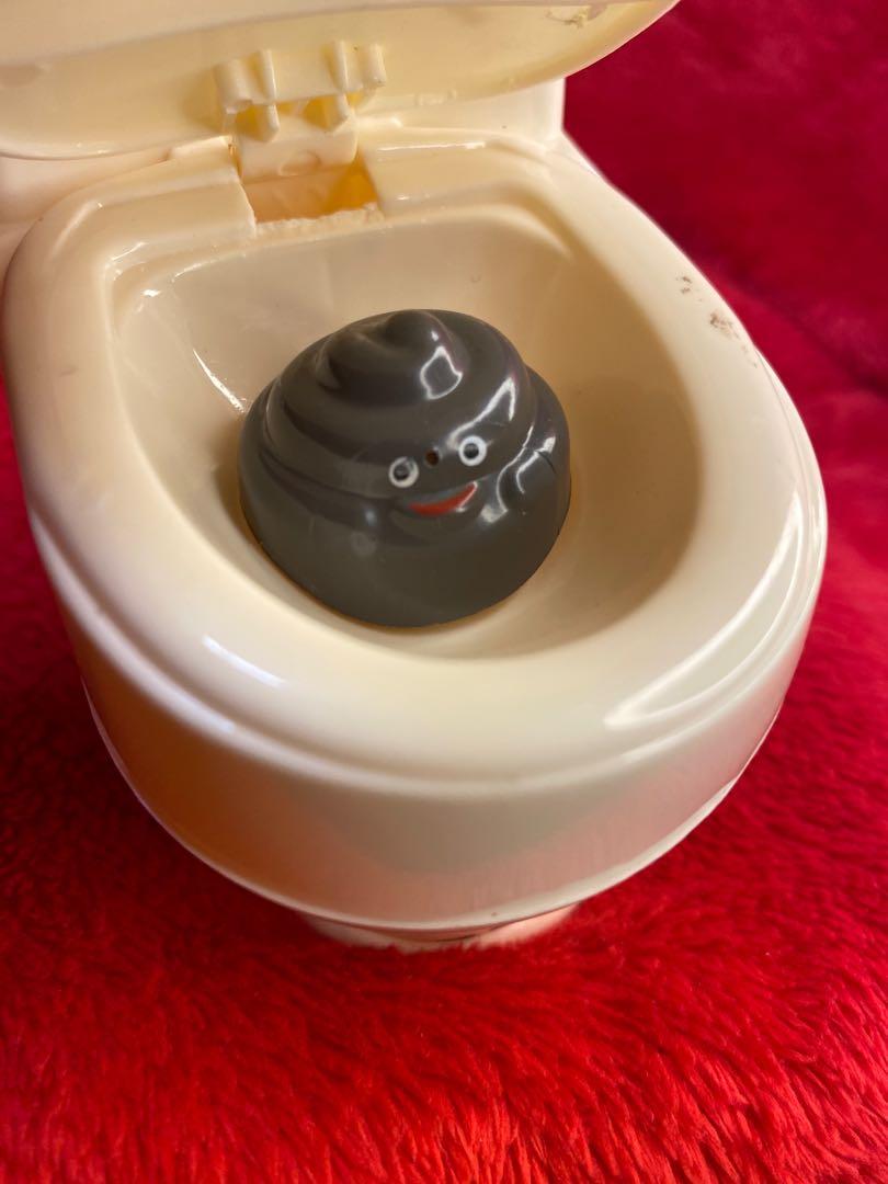 Funny Blue Magic “Super Natural Closestool” 9cm Toilet Bowl w/ cute Poo ...