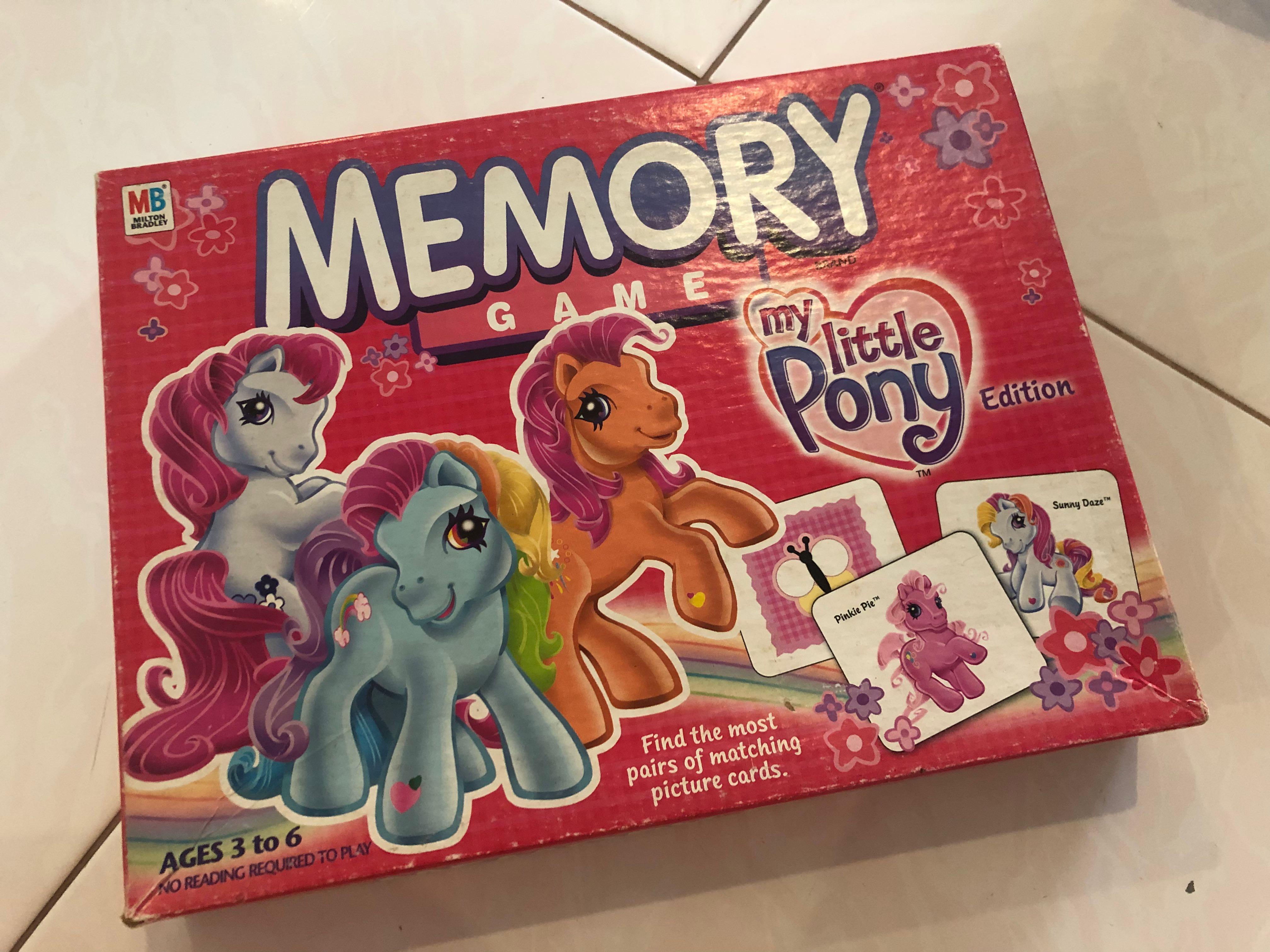 [Giveaway] My little pony memory game & nursery rhymes book set ...