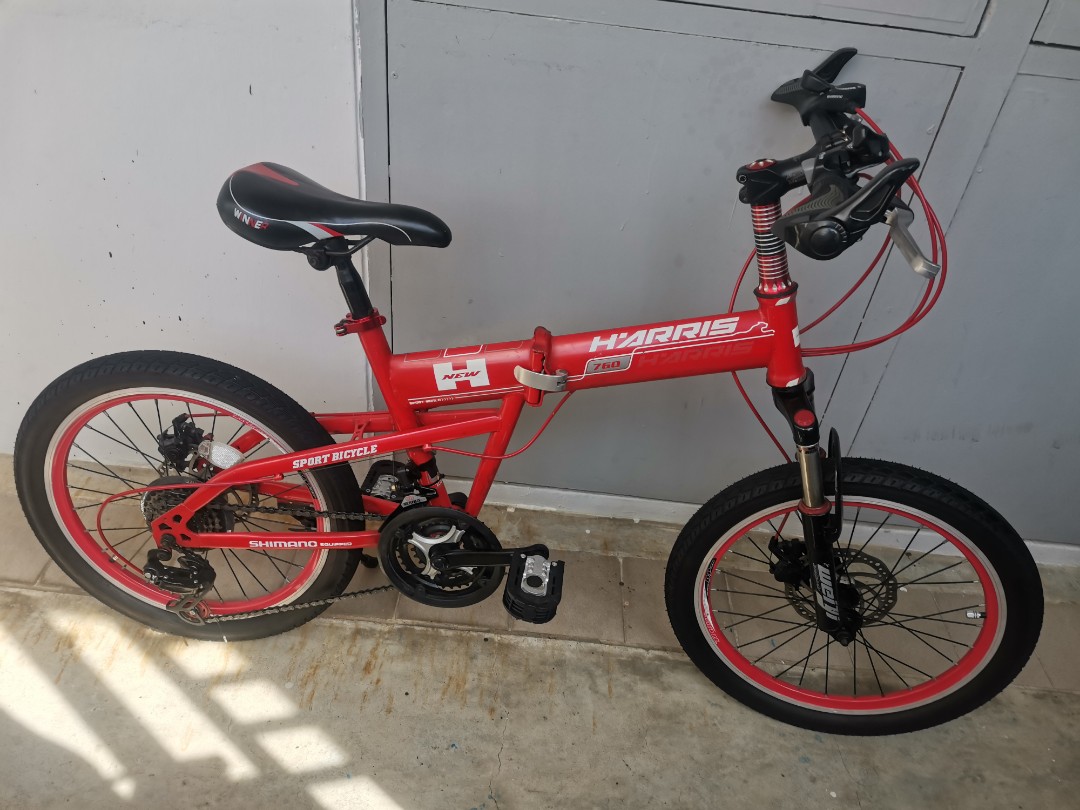 Harris 20 inches foldable bicycle. 3x7 speed., Sports Equipment ...