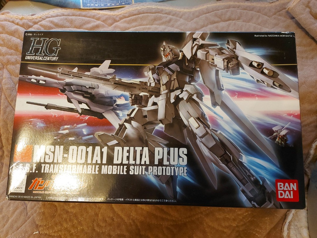 hg hguc delta plus gundam 高達, 興趣及遊戲, 玩具 & 遊戲類 - Carousell