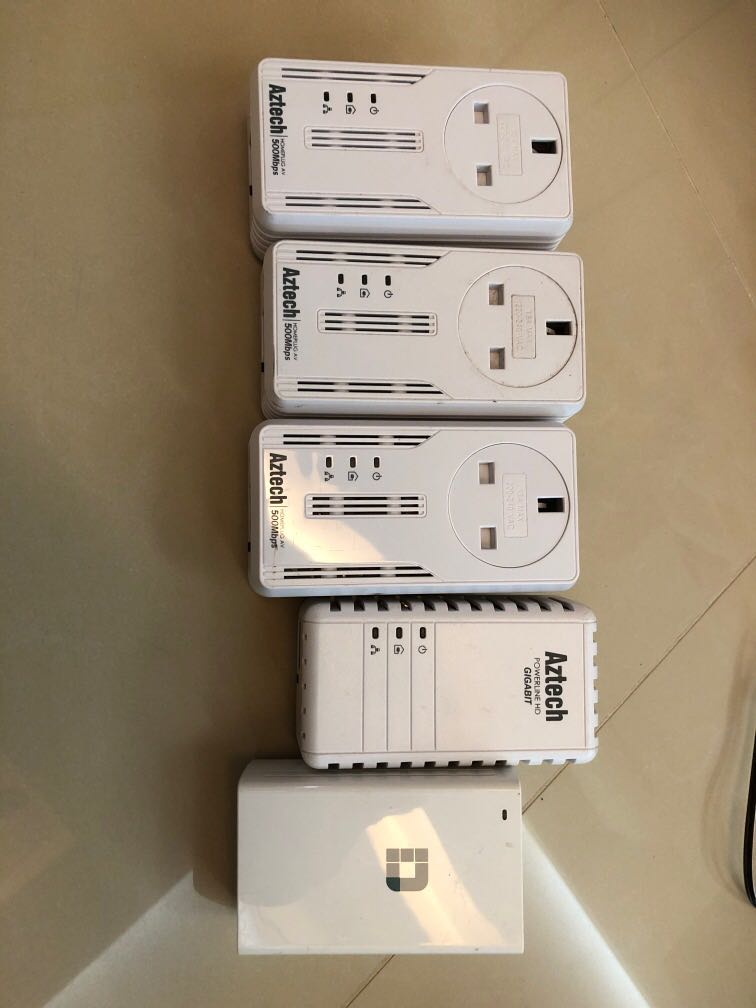 Homeplug av ethernet, TV & Home Appliances, Electrical, Adaptors ...