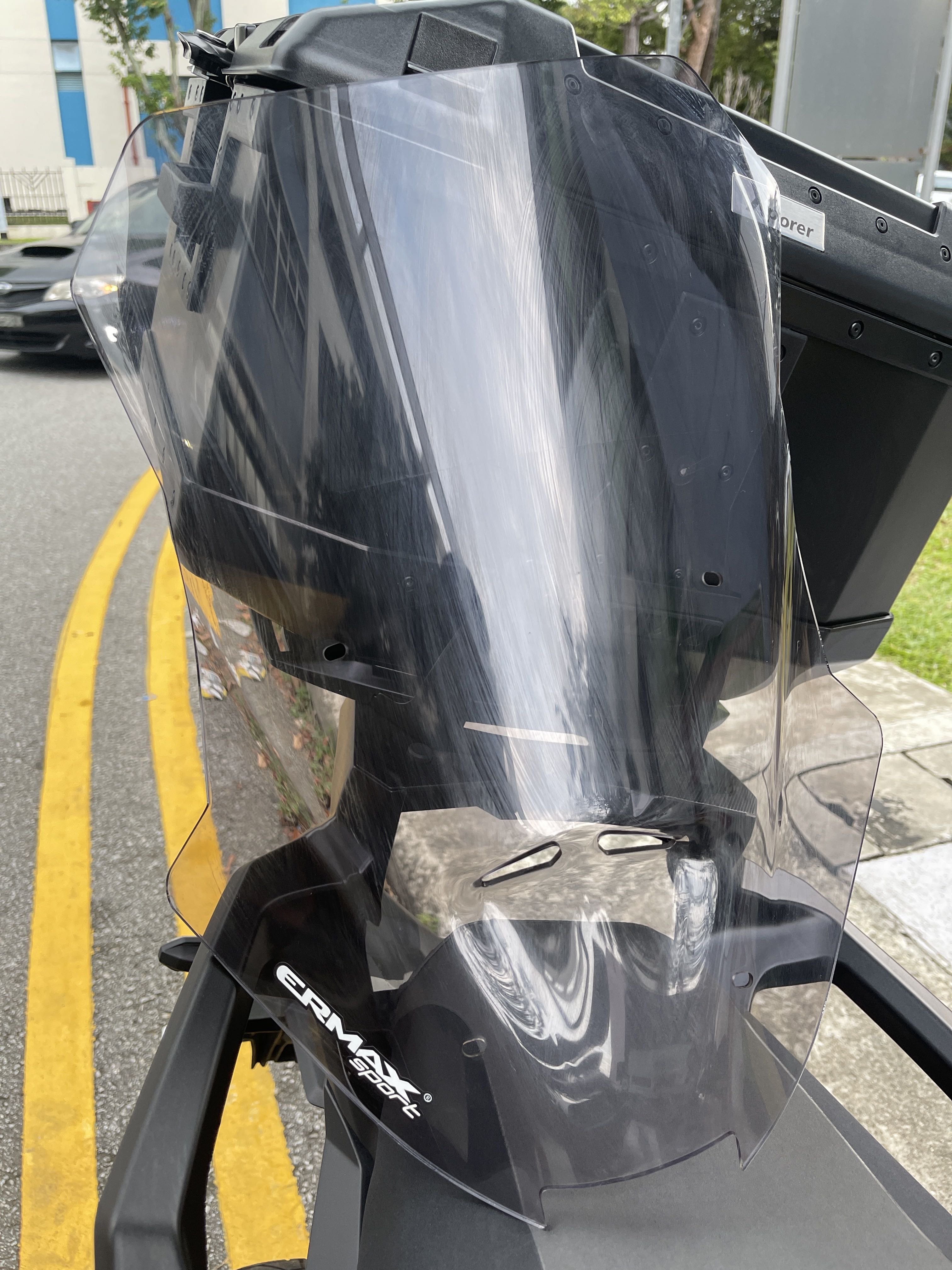 Honda X Adv 750 Ermax Touring Windshield Light Grey 45cm, Motorcycles ...