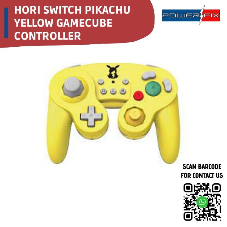 Hori pikachu (gamecube) controller for Nintendo switch, Video Gaming ...