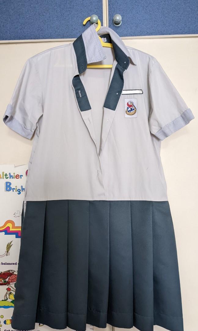 Hougang Primary - Uniform (Girl), Babies & Kids, Babies & Kids Fashion ...