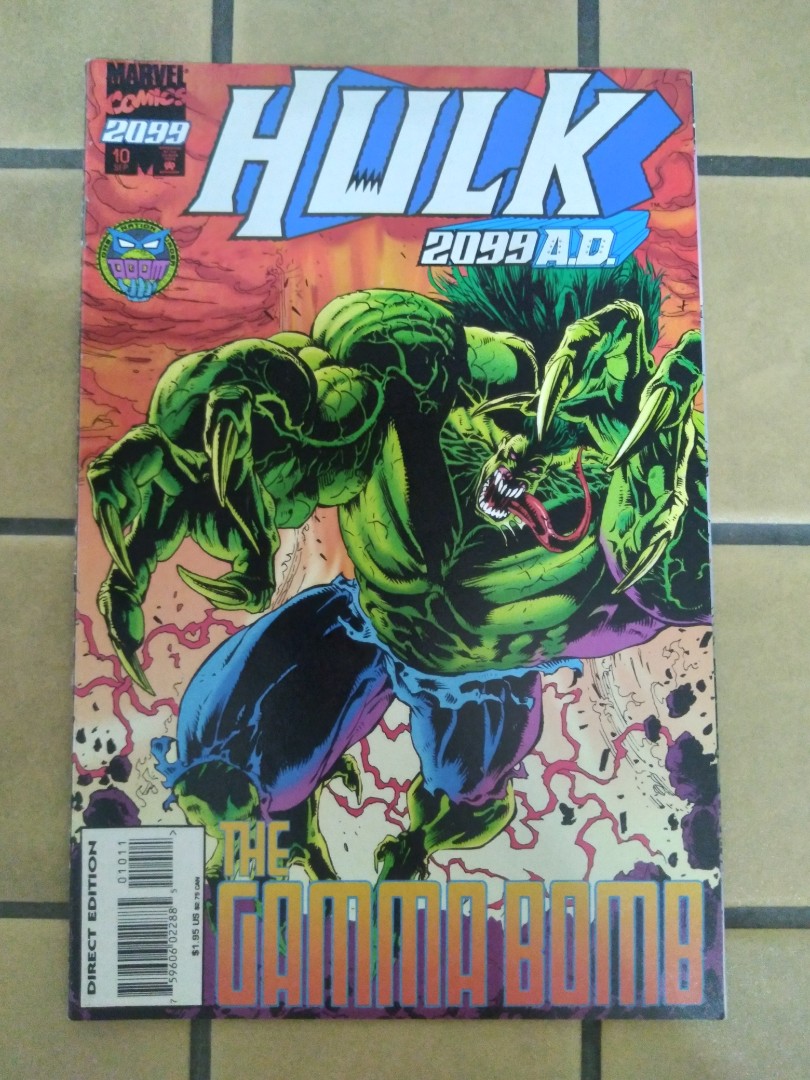 Hulk 2099 #10 ( Mike Gustovich - Cover Art ) Marvel Comics, Hobbies ...
