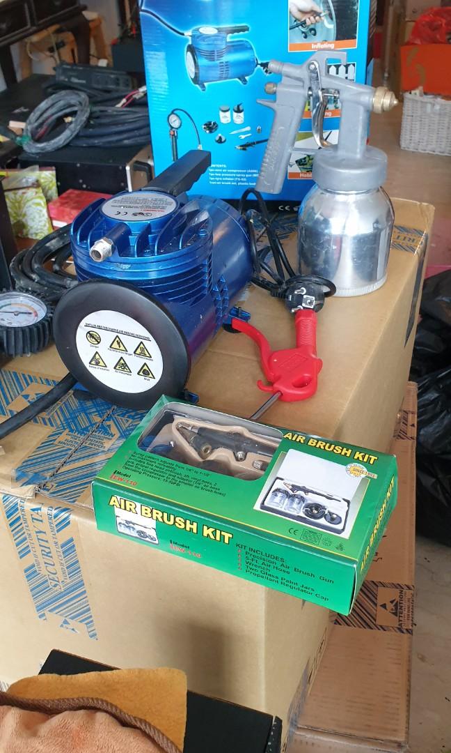 Hymair mini air compressor starter kit, Hobbies & Toys, Stationery ...