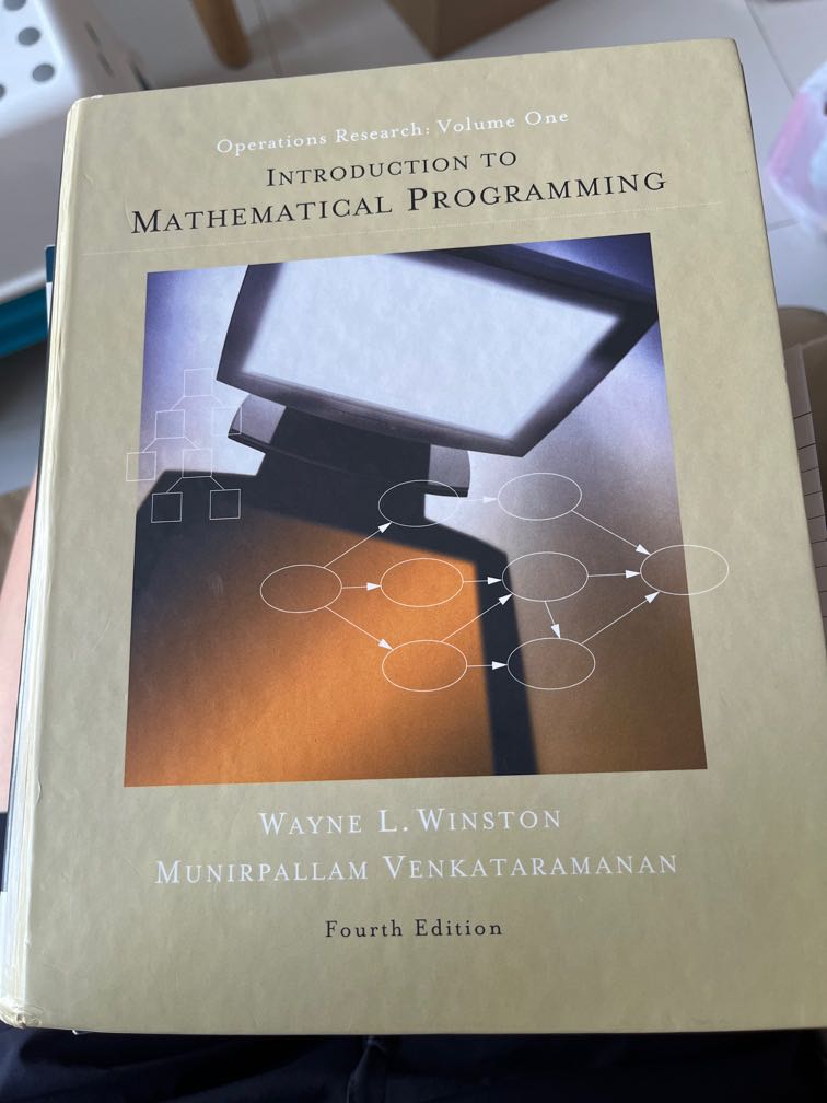 Introduction to mathematical programming, Hobbies & Toys, Books ...