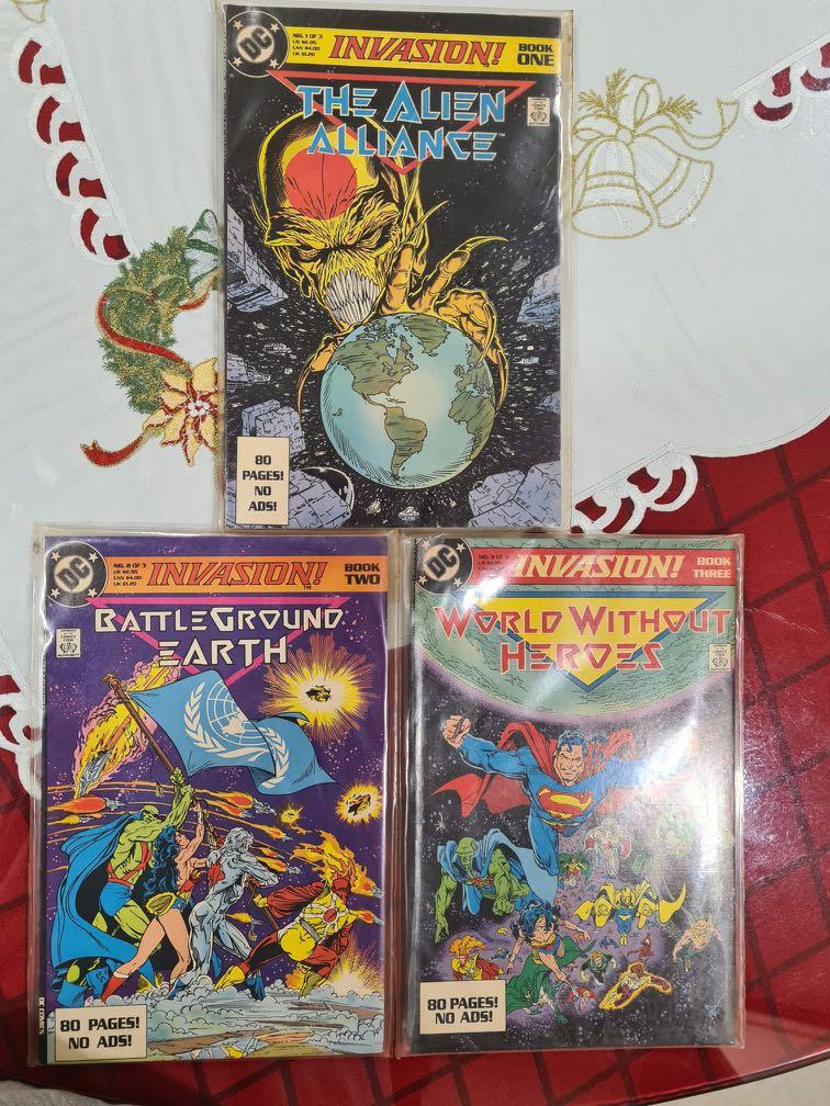 Invasion! Issue 1 to 3 (DC Comics), Hobbies & Toys, Books & Magazines ...