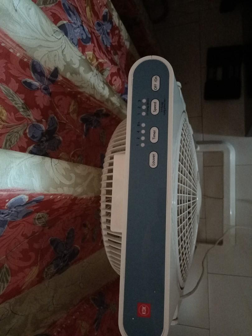 KDK standing Box Fan(KDK SS30H), Furniture & Home Living, Lighting ...