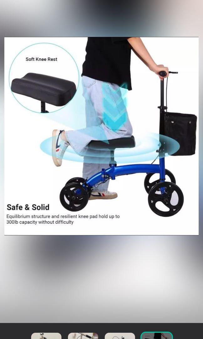 Knee scooter knee rover, Health & Nutrition, Assistive & Rehabilatory ...
