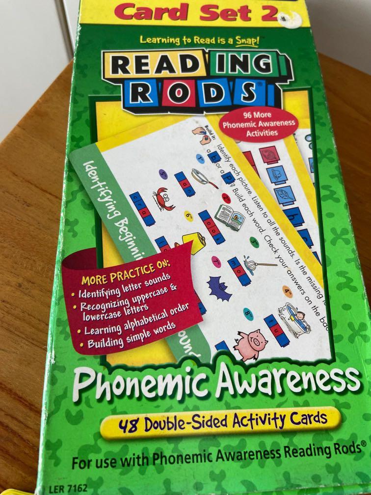 Learning Resources Reading Rods Phonemic Awareness and 48 Double Sided ...