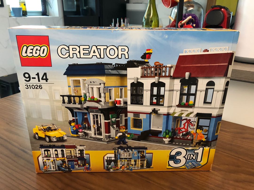 Lego 31026 Creator 3 in 1 Bike shop and Cafe, 興趣及遊戲, 玩具 & 遊戲類 - Carousell