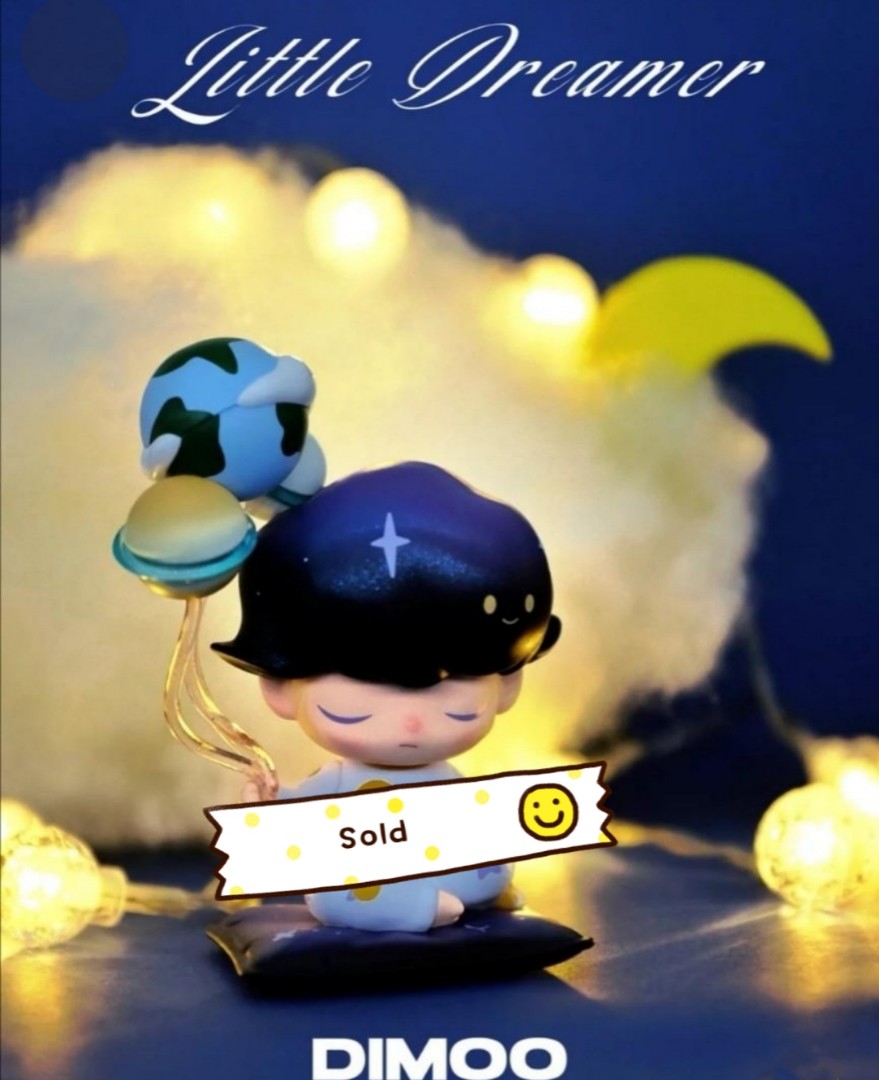 [Limited Edition] Popmart DIMOO Little Dreamer Figurine, Hobbies & Toys ...