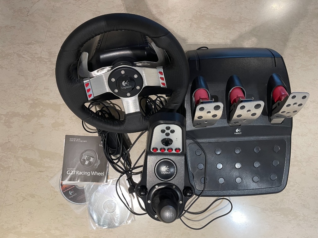 Logitech G27 Racing Wheel, Video Gaming, Gaming Accessories ...