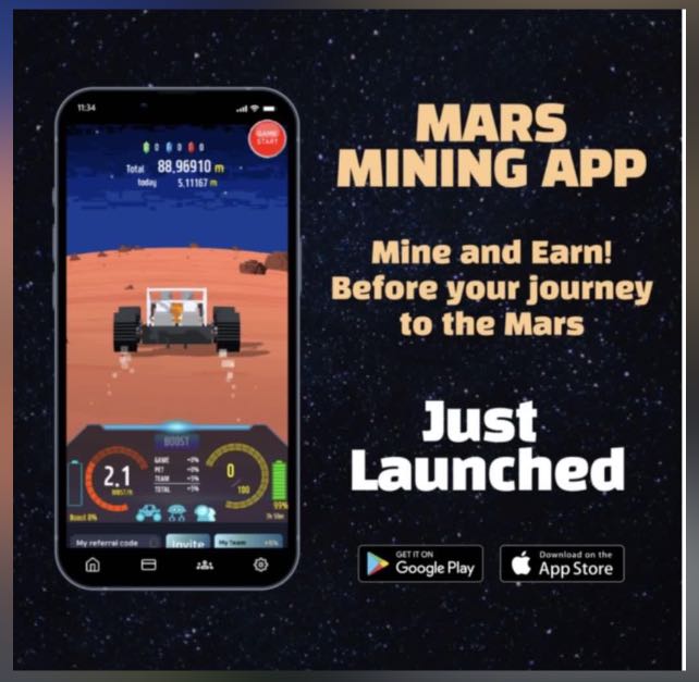 MARS Mining Metaverse app, Video Gaming, Video Games, Others on Carousell