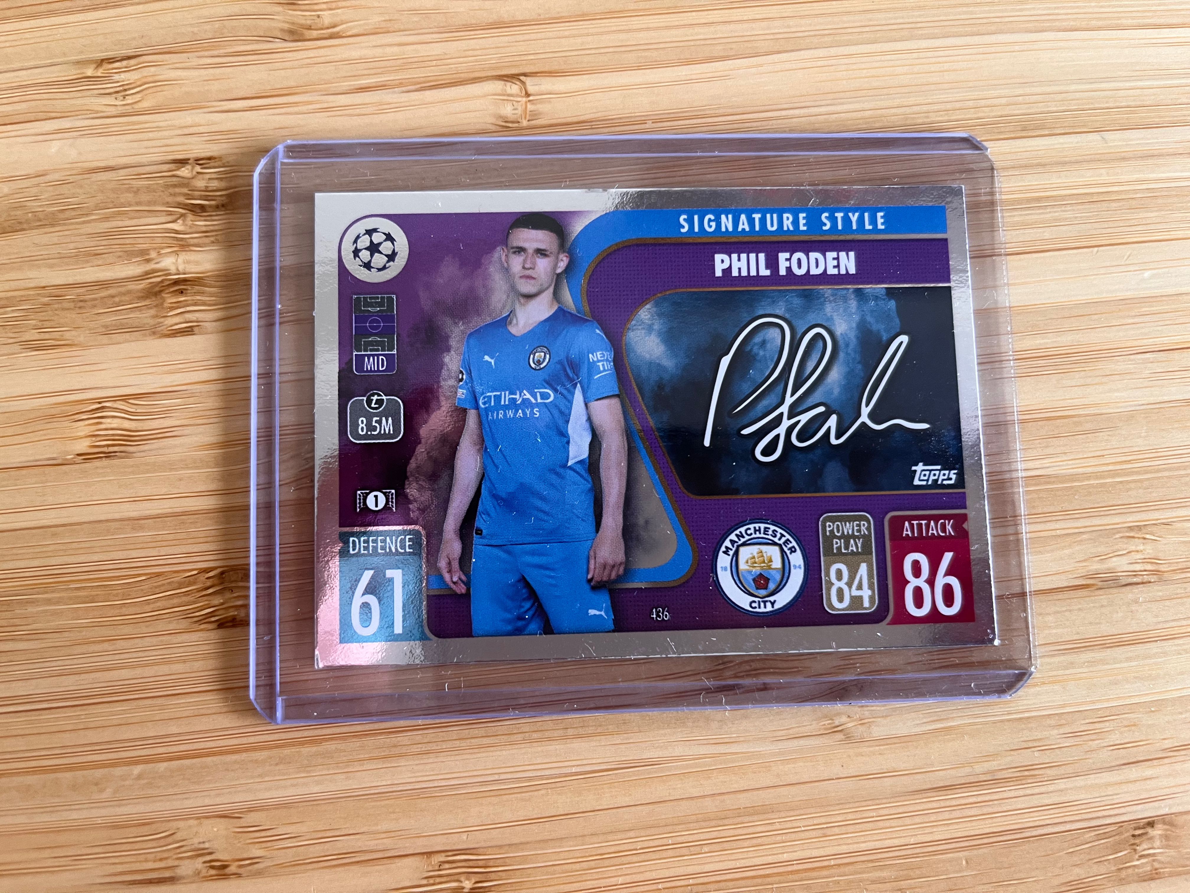 Match Attax Phil Foden signature edition card, Hobbies & Toys, Toys ...