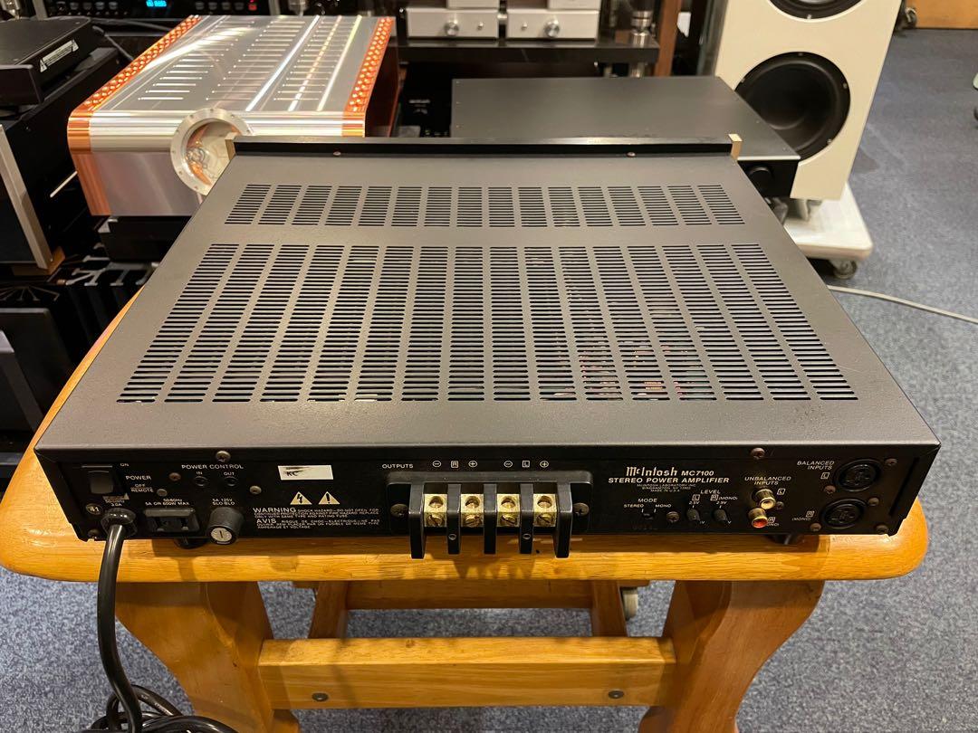 McIntosh MC7100 Power Amplifier, Audio, Soundbars, Speakers ...