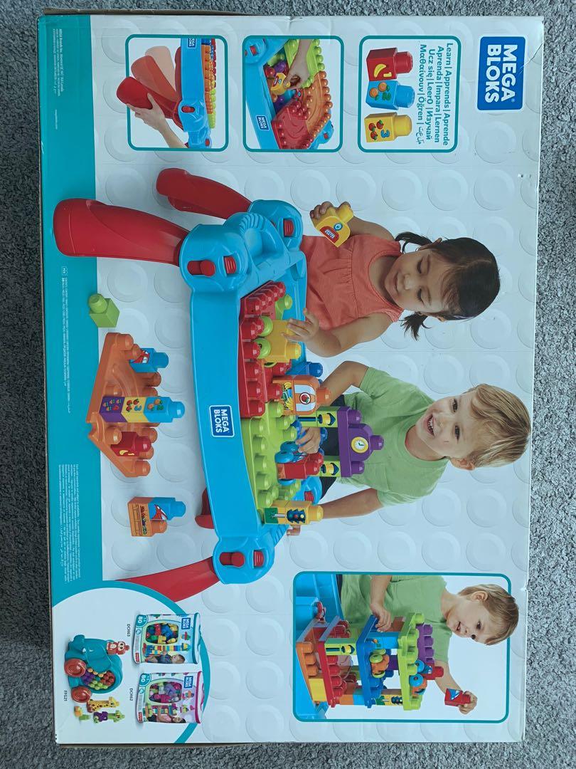Mega blocks table set + 2 vehicles, Babies & Kids, Infant Playtime on ...