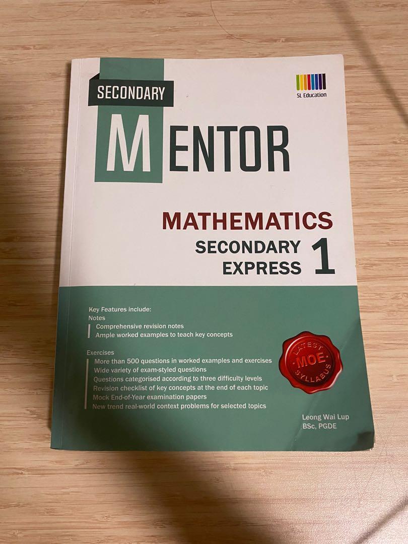 Mentor Mathematics Secondary 1 Express, Hobbies & Toys, Books ...