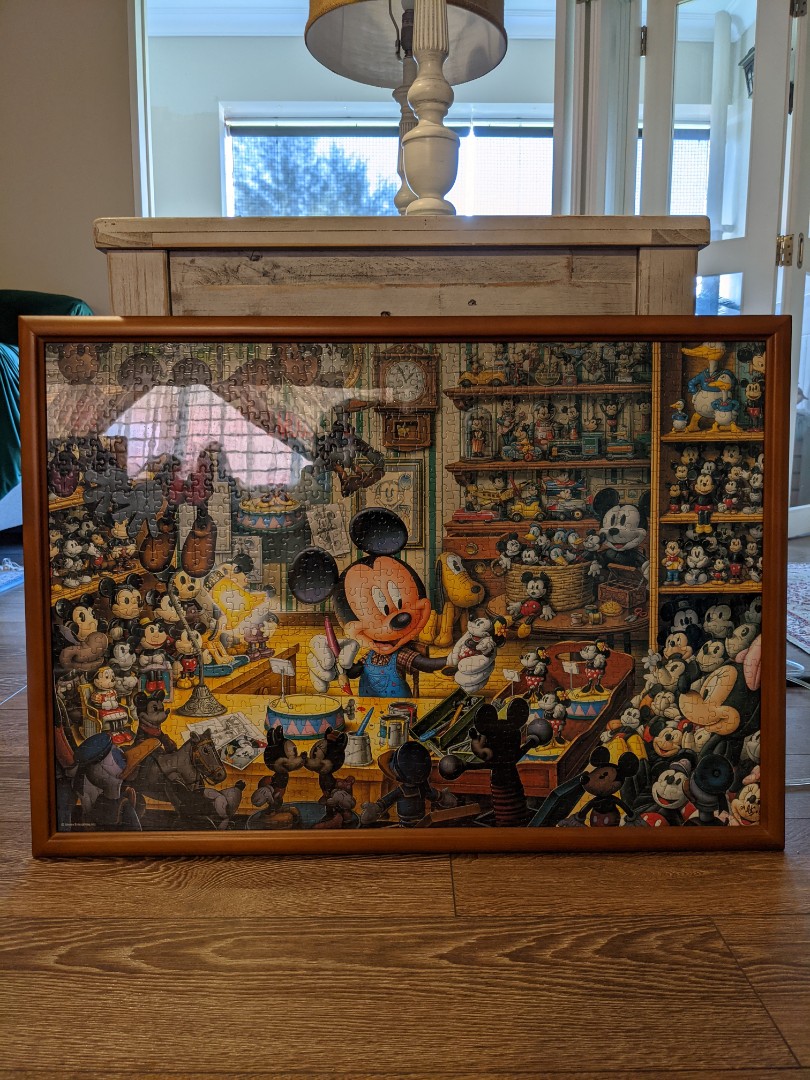 Mickey Mouse Jigsaw puzzle, Hobbies & Toys, Toys & Games on Carousell
